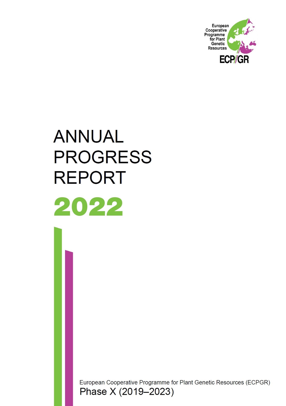 ECPGR: ECPGR Annual Progress Report 2022