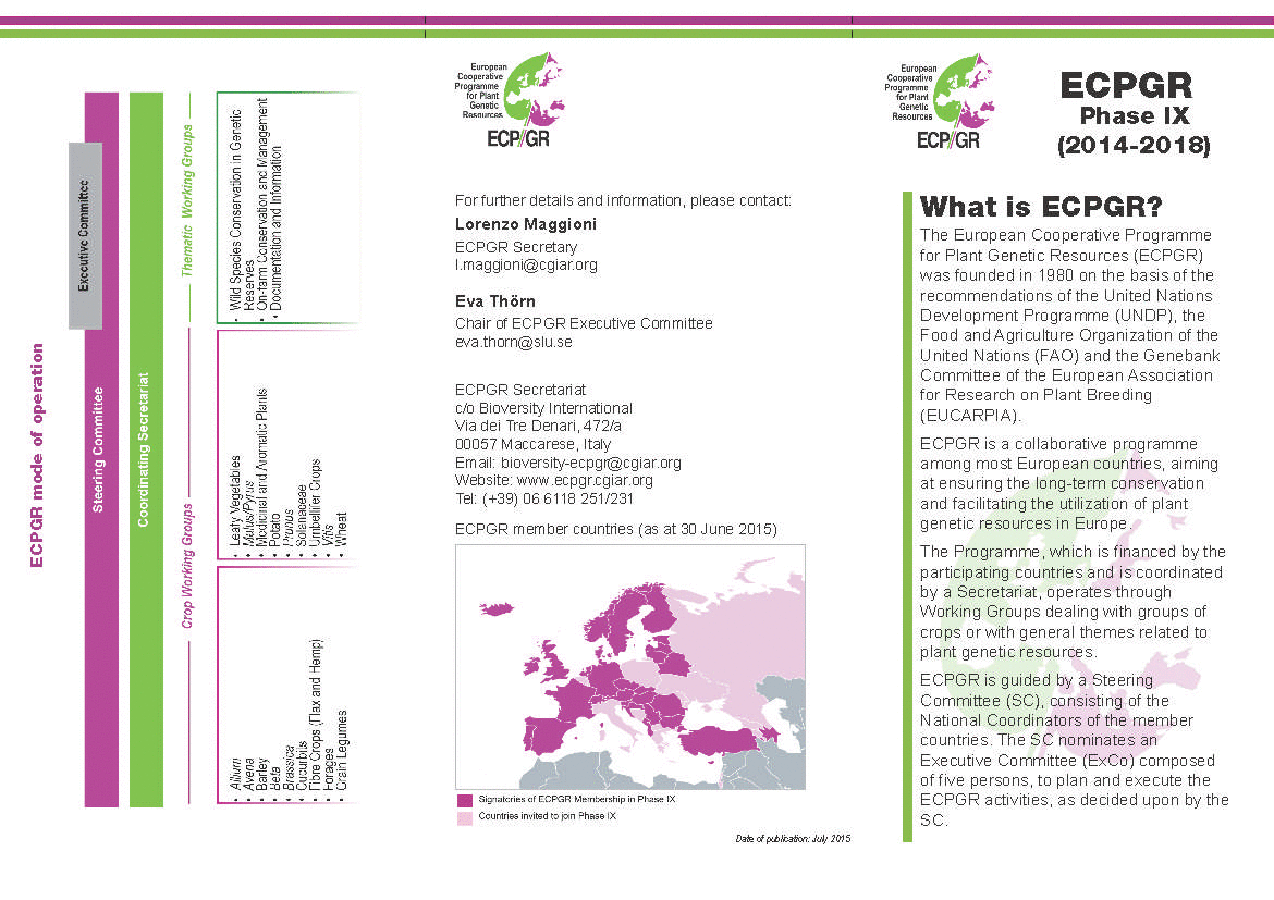 ECPGR: ECPGR Phase IX